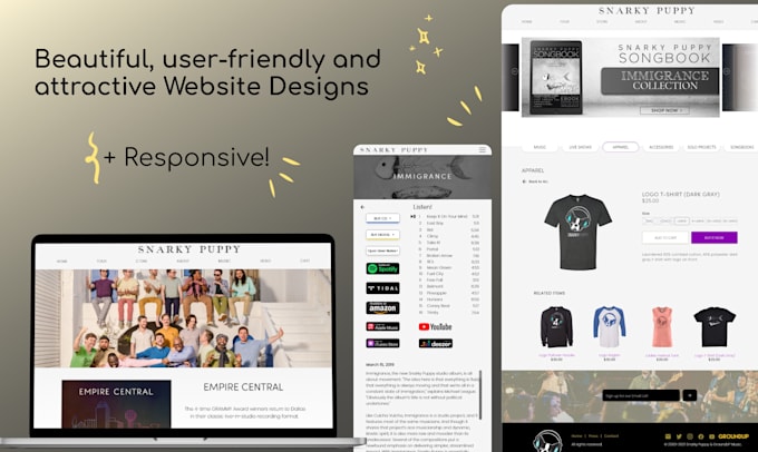 Design your website and deliver a high fidelity prototype by ...