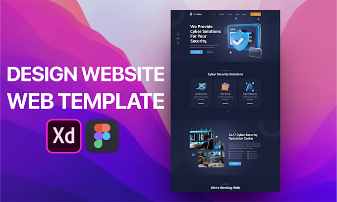 Design website or web template by figma, or adobe xd by Nasimsabha | Fiverr