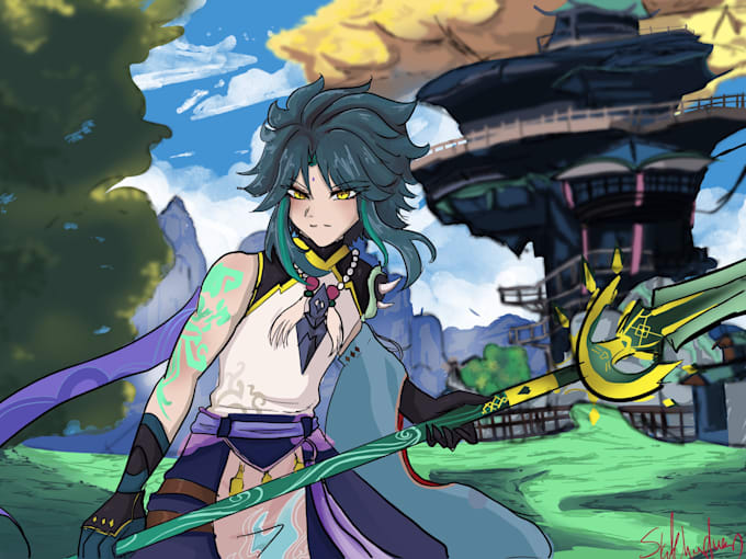 Create fanart or art of your own characters by Sketchyqueen707 | Fiverr