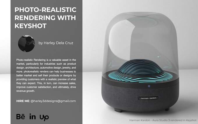 Render your product design by Harleydelacruz | Fiverr
