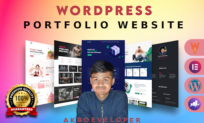 Create and design portfolio website for you or your business by ...