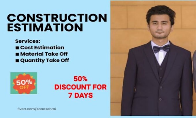 Do material take off and construction estimation by Saadsehrai | Fiverr