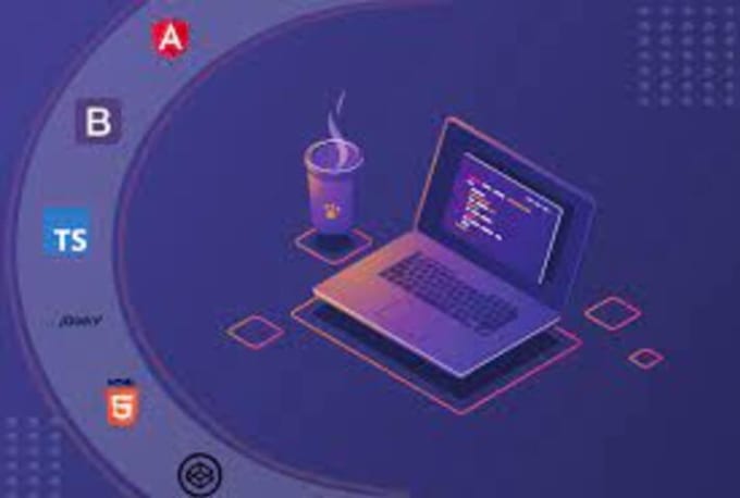 Create A Design A Website Using Htmlcss Javascript Or Typescript Using Angular By