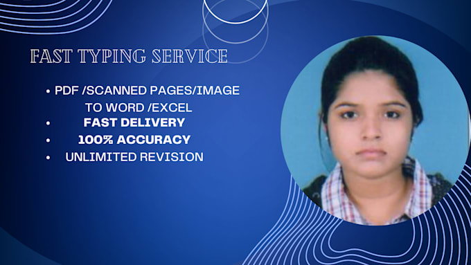 Do a fast typing job,rewrite pages,fast typist by Gopa81000 | Fiverr