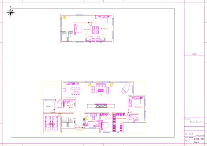 Update and redraw autocad plan by Rohamghaneipour | Fiverr