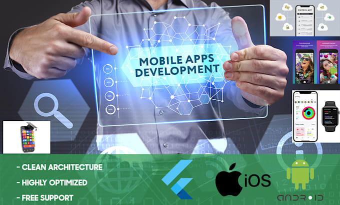 Develop Custom Mobile Apps For Android And Ios Using Flutter By