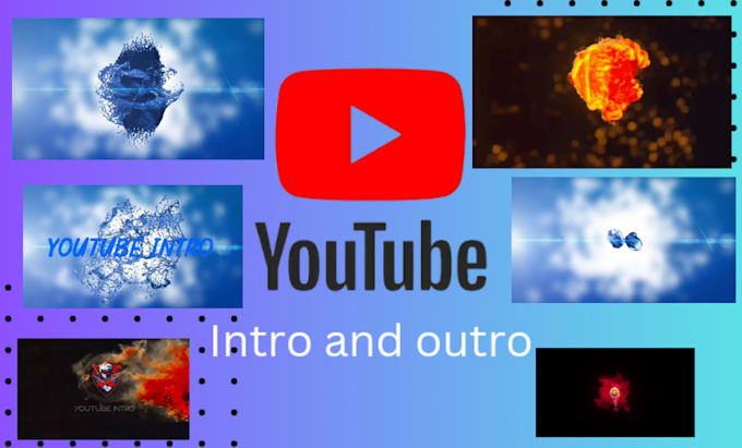 Create youtube intro and outro logo animation by Exminu | Fiverr