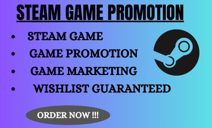 Do organic steam game promotion for your released and unreleased steam ...