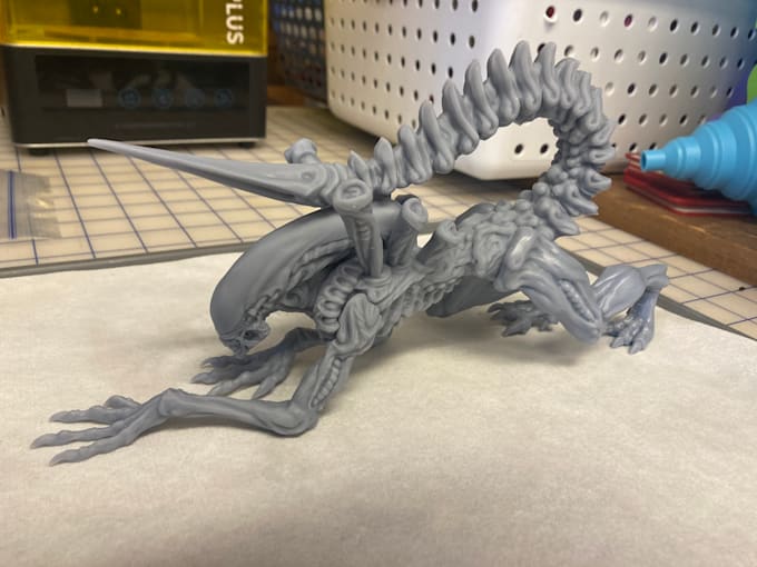 3d print your files in resin with 8k resolution by Nimbleforge | Fiverr