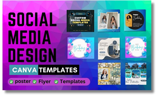 Design social media posts and canva templates by Proshantodev5 | Fiverr