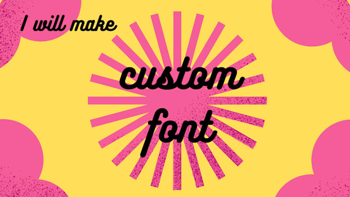 Create a high quality unique font design by Sninaob | Fiverr