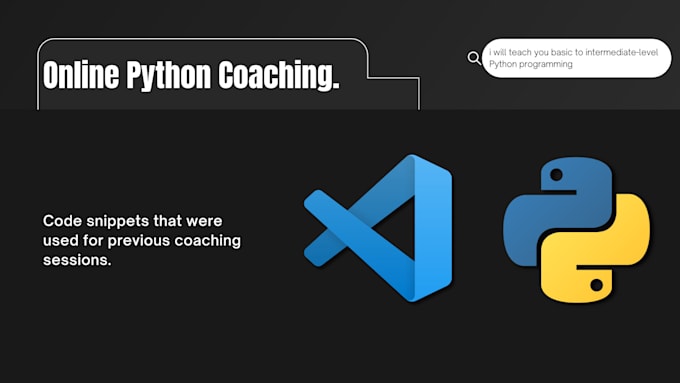 Teach You Basic To Intermediate Level Python Programming By Aquamarined Fiverr 9890