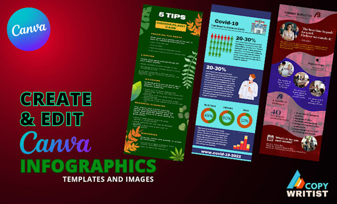 Create editable infographics templates professionally in canva in 24 ...