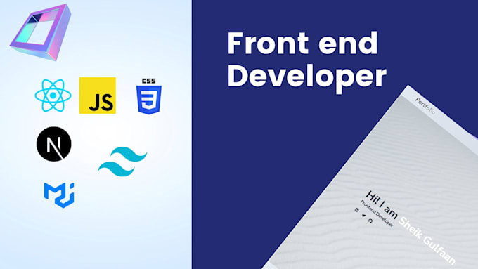 Be your front end developer with reactjs by Sheikgulf | Fiverr Be your front end developer with reactjs by Sheikgulf | Fiverr