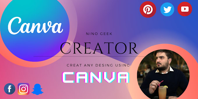 Create any disign using canva by Ninogeek | Fiverr