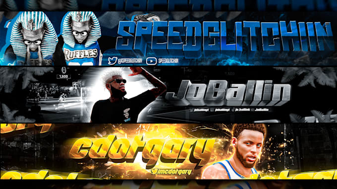 Design a fire nba 2k24 banner for youtube or twitter by Storm474 | Fiverr
