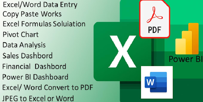 Do data entry excel,word,database editing,analysis by Salindash | Fiverr