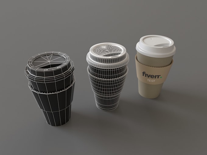 Product polygonal modelling, texturing and rendering by Matt_stock_98 | Fiverr