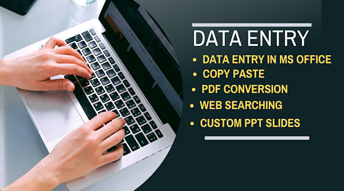 Do data entry, copy paste and web searching, data sorting by Moazam_khan | Fiverr