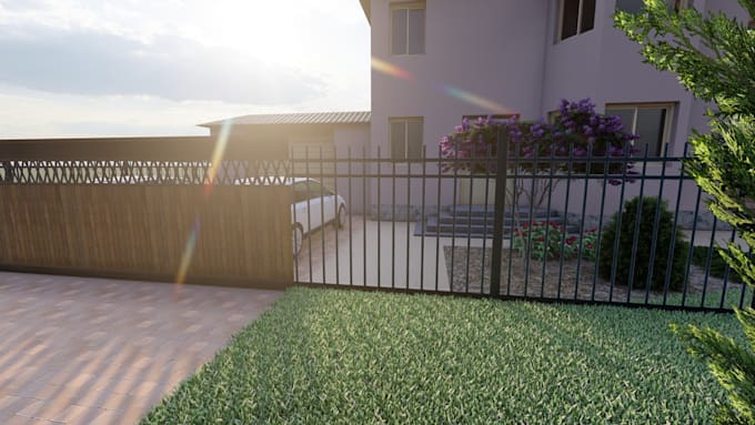 3d visualization of landscaping by Horbach_ | Fiverr