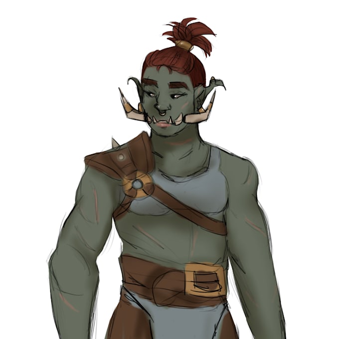Draw you digital art of your oc for example dnd by Amythedrawer | Fiverr
