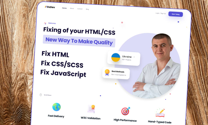 Correct The Bugs In Your Html Css Javascript By Dmytro Syrotiuk Fiverr