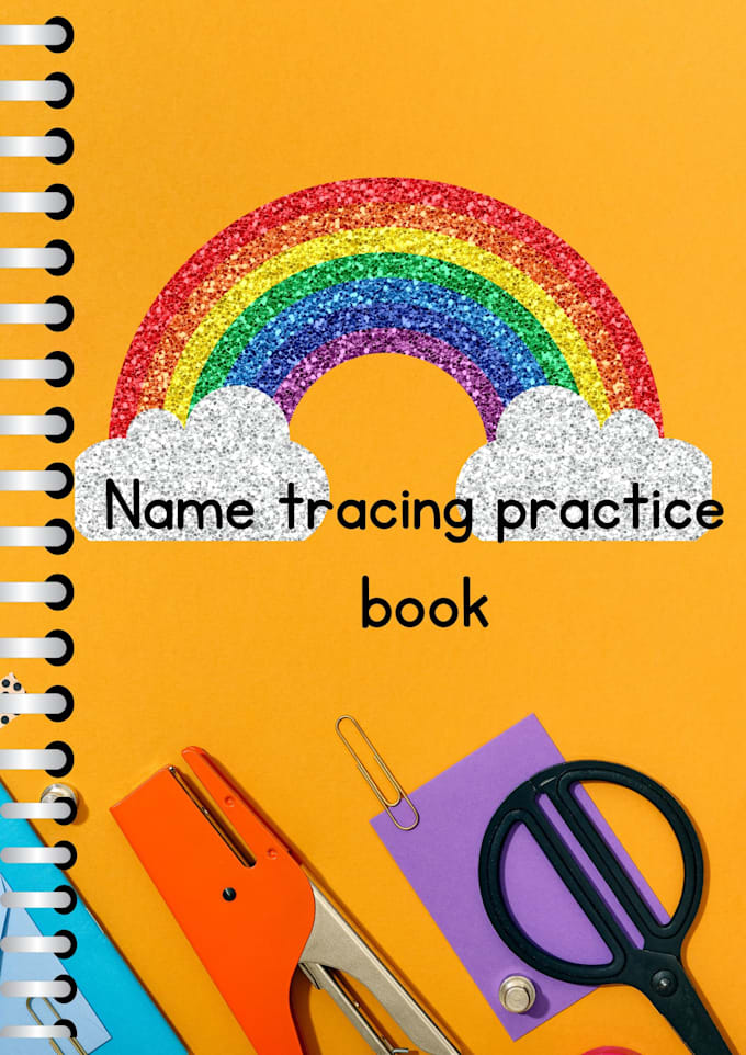 Do a custom name tracing practice book by Leratolik | Fiverr
