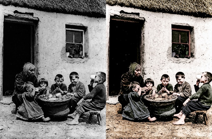 Colorize and restore black and white photos by Waggilytail | Fiverr