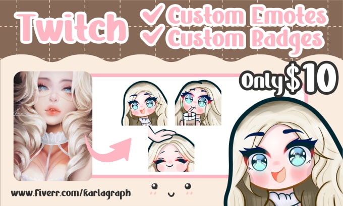 Create cute custom emotes and badges for your twitch channel by ...
