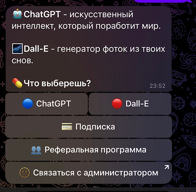 Create custom telegram chatbots with a personal touch by Alkontv | Fiverr Create custom telegram chatbots with a personal touch by Alkontv | Fiverr