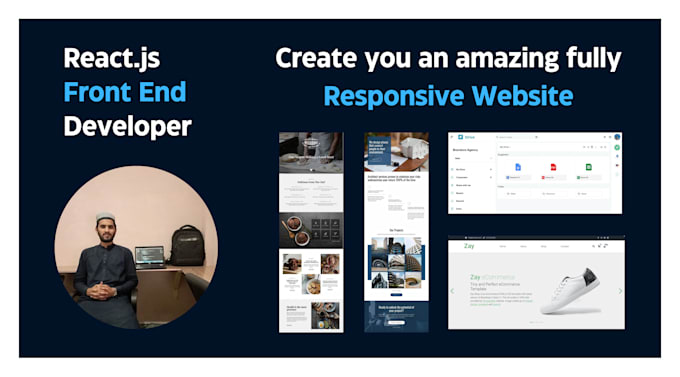Build a responsive website with html , css , js and react by Sohaib_webdev | Fiverr