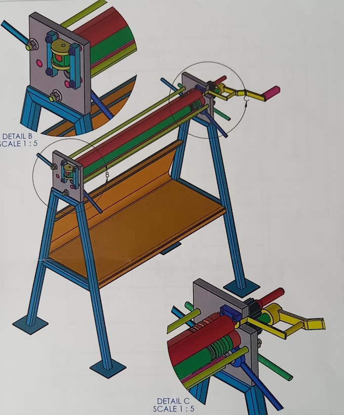Create 3d model and 2d drawings in autocad or solidworks by Adriancela | Fiverr