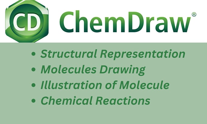Make structures using chemdraw in chemistry by Chem4all | Fiverr