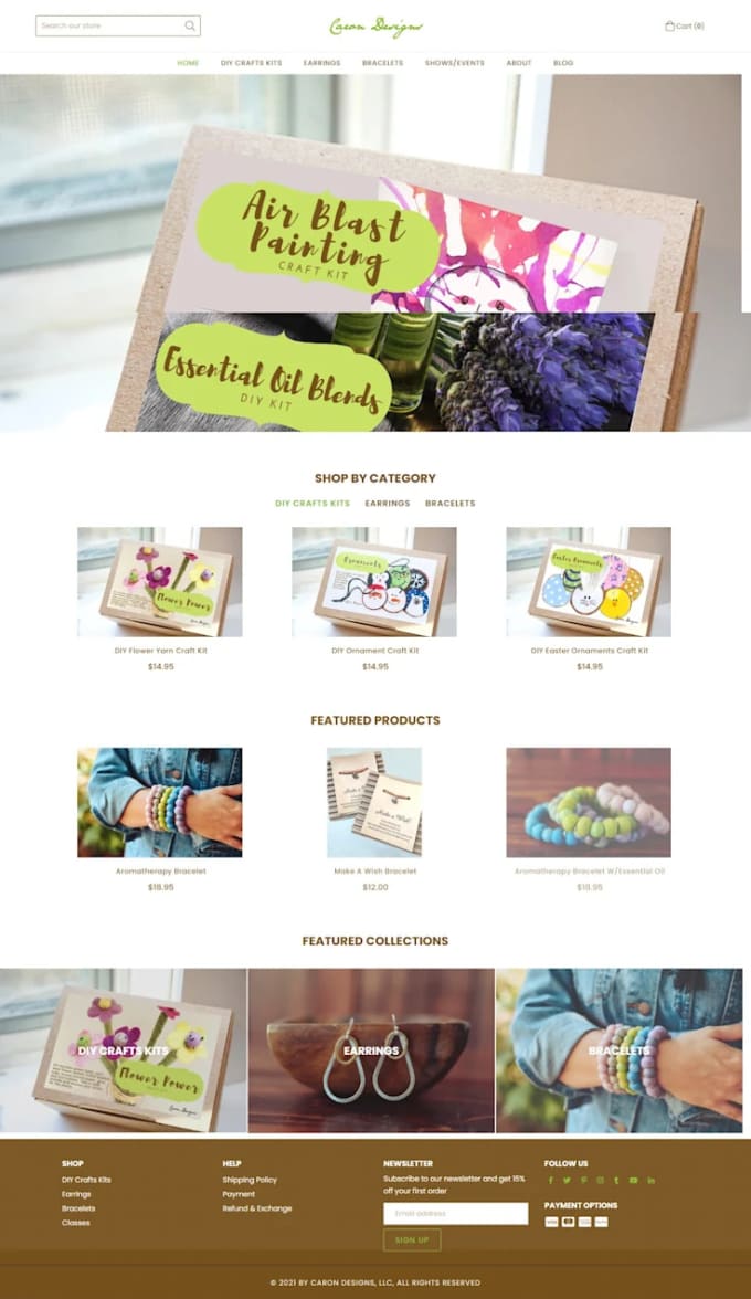 Build shopify website design, shopify redesign or shopify dropshipping ...