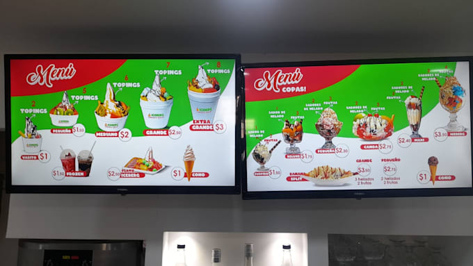 Beautiful tv menu design by Diazpedro005 | Fiverr