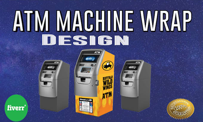 Do eye catchy vending machine and atm machine design wrap by Alibhai422 ...