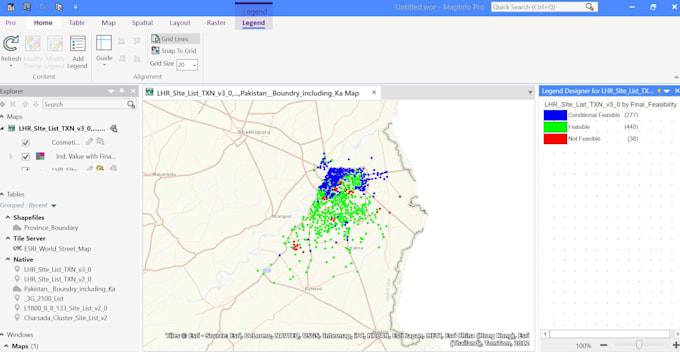 Create custom thematic maps in mapinfo pro by Muhammadshak543 | Fiverr