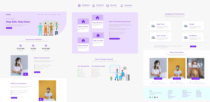 Design trendy website ui ux design figma or xd by Kanjeemalakiya | Fiverr