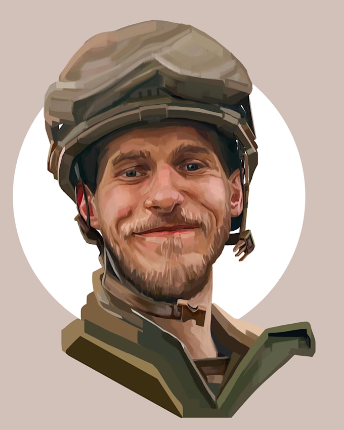 Create a fully rendered portrait by Valeriasalo_97 | Fiverr