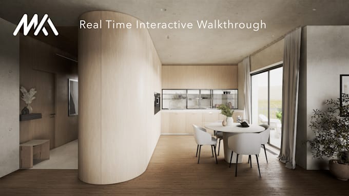Create a 3d interactive walkthrough of your project by Mkavisual | Fiverr