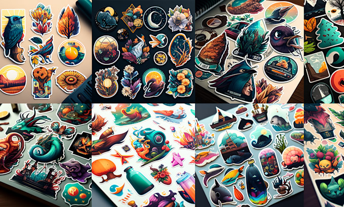 Make creative custom sticker designs for your label and merchandise by ...