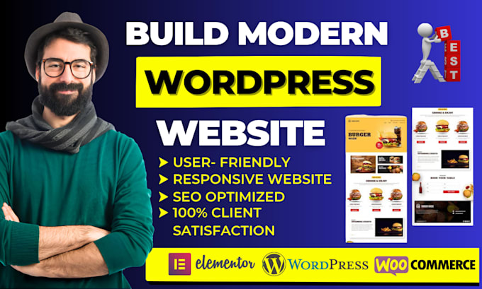 Install and build modern wordpress website by Code_net1 | Fiverr