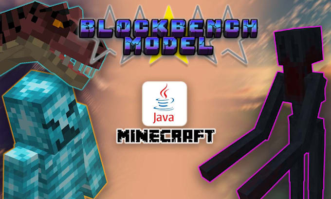 Make astonishing minecraft java 3d modeled entity by Greenglicher | Fiverr