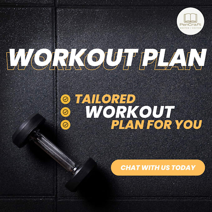 Create a tailored workout and nutritional program for you by ...