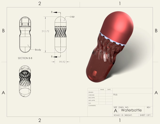 Do cad model, product design or cad drawings for manufacturing or 3d ...