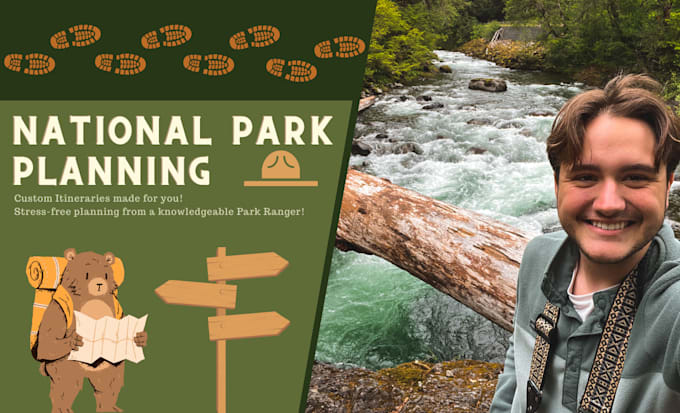 Create you a personalized national park itinerary by Parkgentry | Fiverr