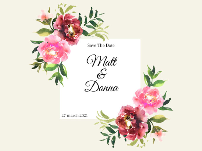 Create logo designs and wedding invitations by Mohranabil | Fiverr