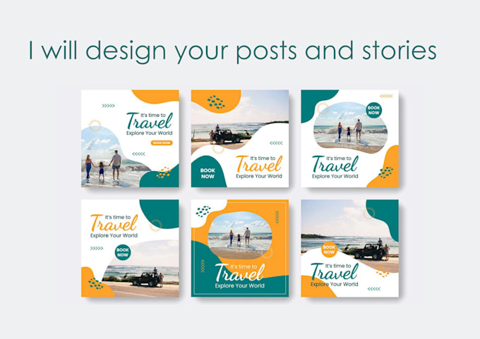 Design your social media posts by Ezgisakaroglu | Fiverr