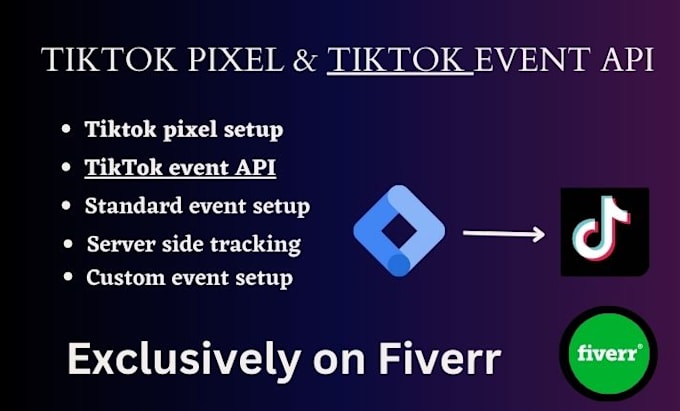 Setup affordable tiktok pixel and tiktok event api for your business by Al_arafath | Fiverr