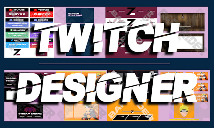 Make your custom twitch assets by Bartriderr | Fiverr